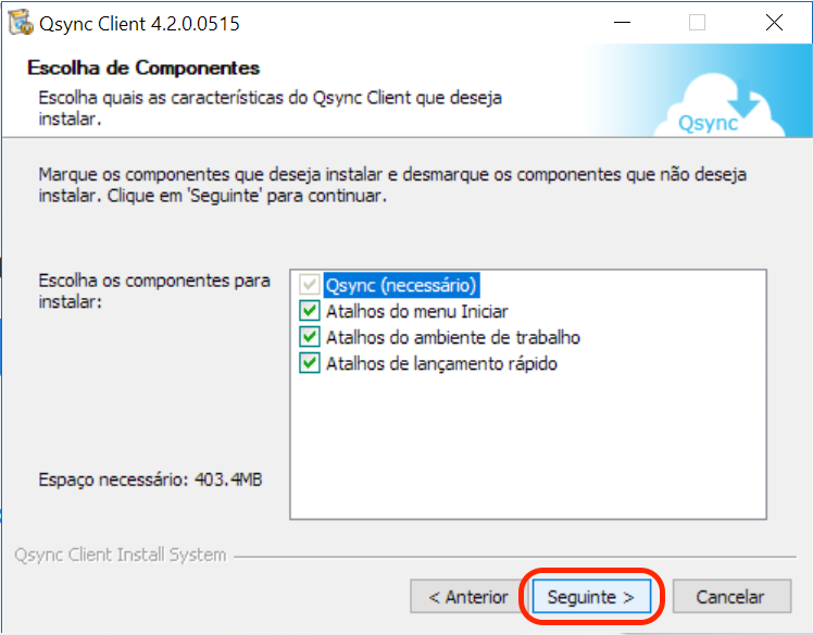 Instalando e configurando o QSync no Windows - Base de Conhecimento - Elite Provedor