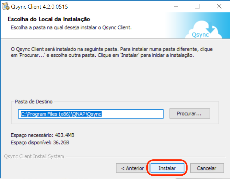 Instalando e configurando o QSync no Windows - Base de Conhecimento - Elite Provedor